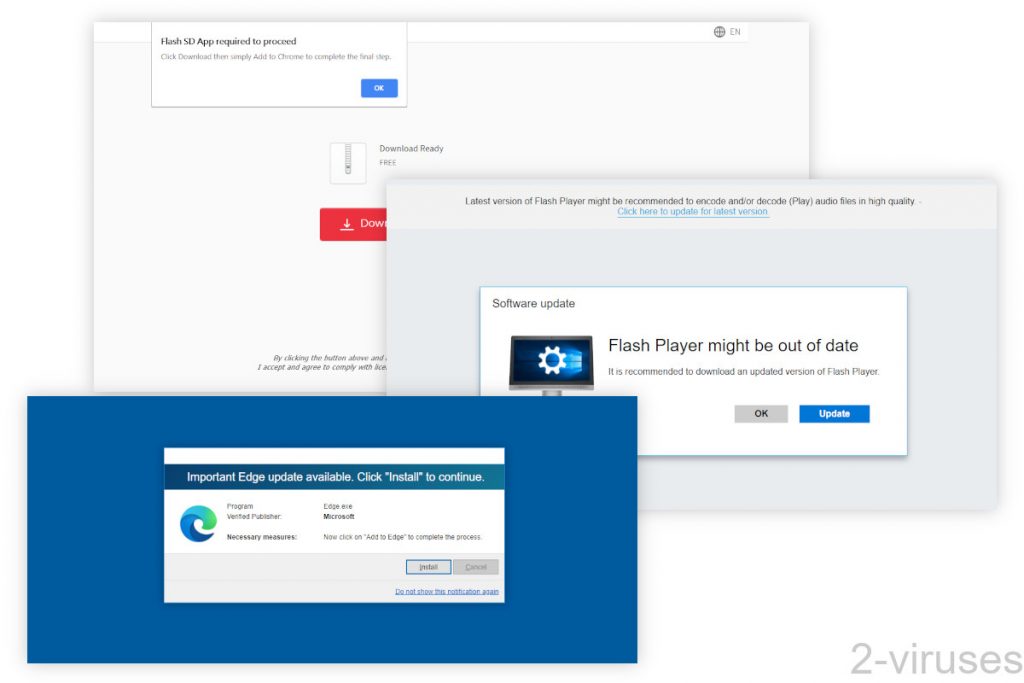 Fake "Edge Update" Pop-Ups - Dedicated 2-viruses.com
