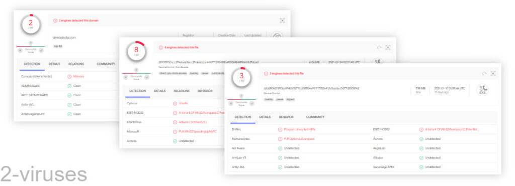 Device Doctor Potentially Unwanted Program - Dedicated 2-viruses.com