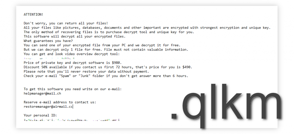 Qlkm Ransomware - Dedicated 2-viruses.com