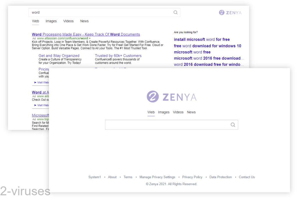 Zenya.com Ads - Dedicated 2-viruses.com