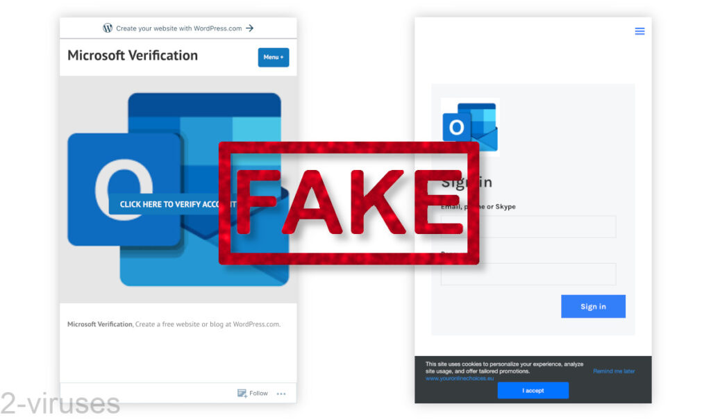 Email Scam – “Verify Account” – How to remove – Dedicated 2-viruses.com