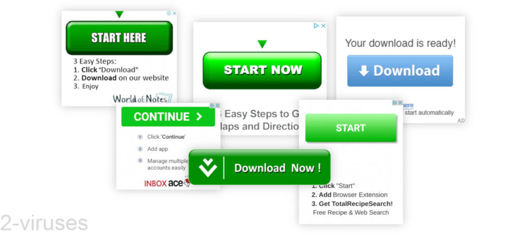 How to Recognize Fake Download Buttons and Links - Dedicated 2-viruses.com